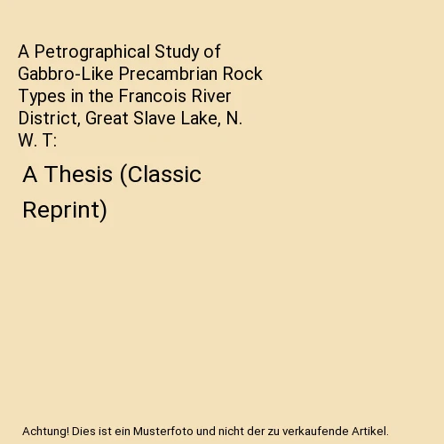 A PETROGRAPHICAL STUDY of Gabbro-Like Precambrian Rock Types in the ...