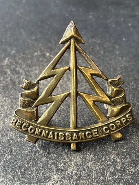 RECONNAISSANCE CORPS ORIGINAL British Army Cap Badge WW2 £28.00 ...