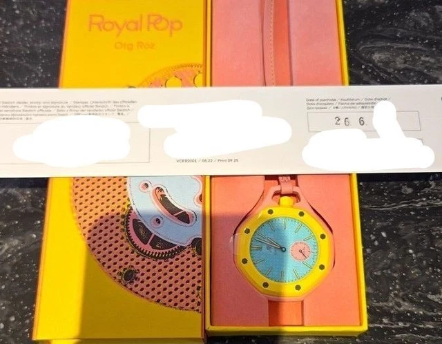 SWATCH X AUDEMARS Piguet Royal Pop Otg Roz rosa/giallo SSX03J100N EUR ...