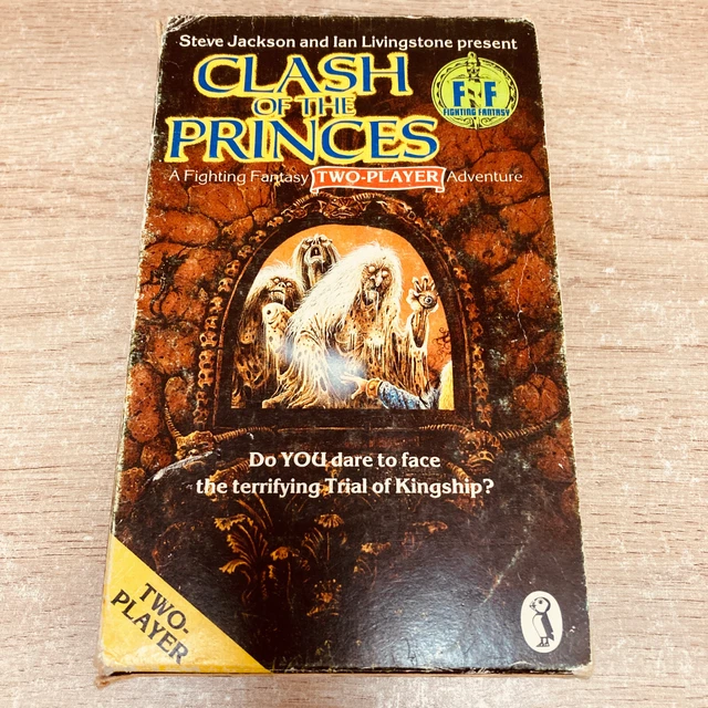 CLASH OF THE Princes 2 Player Fighting Fantasy Books Jackson ...