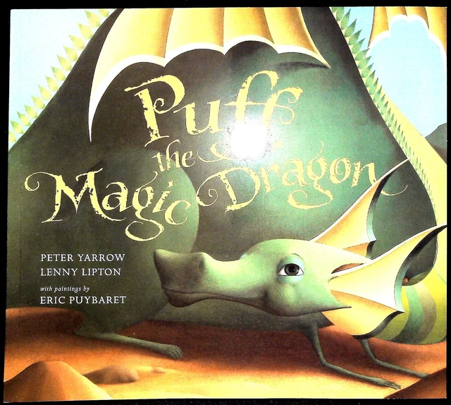 PUFF THE MAGIC Dragon Peter Yarrow Lenny Lipton Children's Story Book ...
