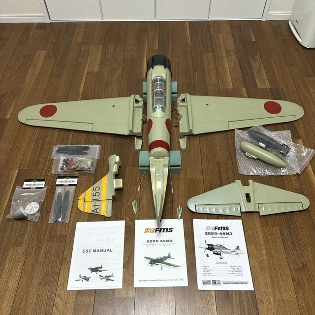 FMS BIG ZERO Type21 A6M2Bcarrier Fighter Aircraft 21 £620.57 - PicClick UK
