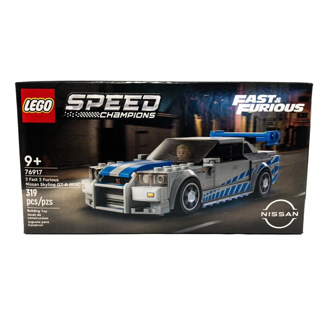 LEGO 76917 SPEED Champions Nissan Skyline GT-R (R34) 2 Fast 2 Furious ...