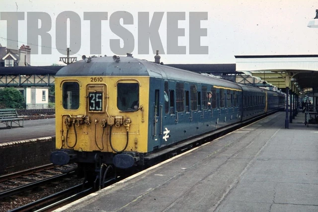 35MM SLIDE BR British Rail Electric EMU Class 401 2BIL 2610 1970 ...