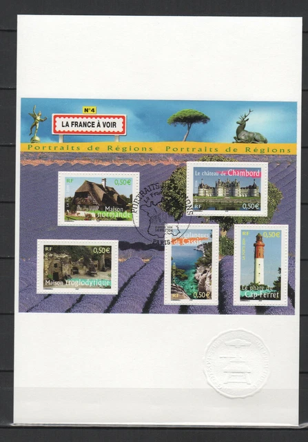 2004 LA FRANCE à voir N°4 Portraits de régions FDC 1er jour /B1TP121 EUR 2,50 - PicClick FR