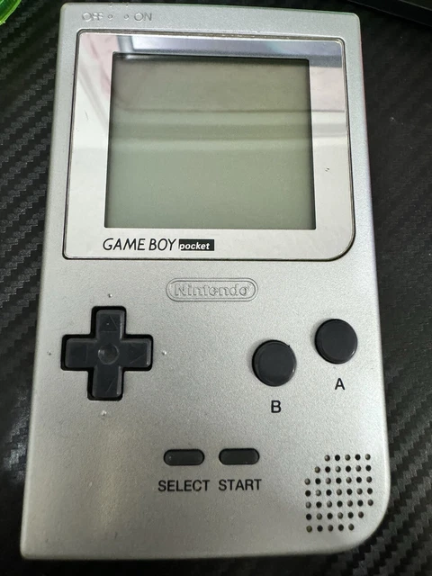 NINTENDO GAME BOY Pocket Silver Handheld Console (MGB-001) - TESTED ...