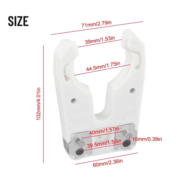 TOOL-HOLDER CLAMP CLAW BT30 Resistance Bending Plastic Claw Tool ...