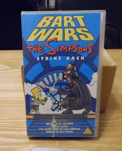 THE SIMPSONS STRIKE Back: BART WARS - Late 90's Cult! 4 VHS Full Length ...