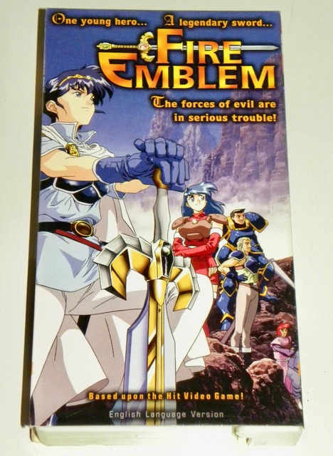 VINTAGE FIRE EMBLEM VHS Tape ~ English Language Version ~ Good ...