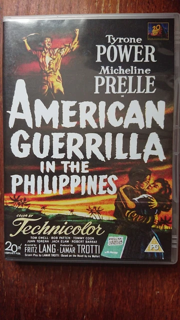AMERICAN GUERRILLA IN the Philippines Dvd RARE OOP DISC MINT R2UK ...