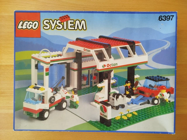 LEGO SYSTEM TOWN 6397 Gas N Wash Express Octan Tankstelle mit OVP ...