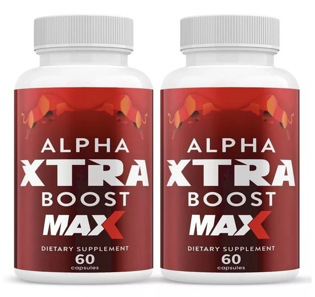 (2 PACK) ALPHA Xtra Boost MAX for Men Capsules AlphaXtraBoost Vitamin ...