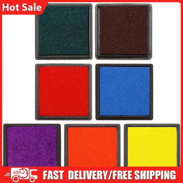 4X4CM FINGERPRINT INKPAD Square DIY Craft Inkpads for Card Paper Craft ...