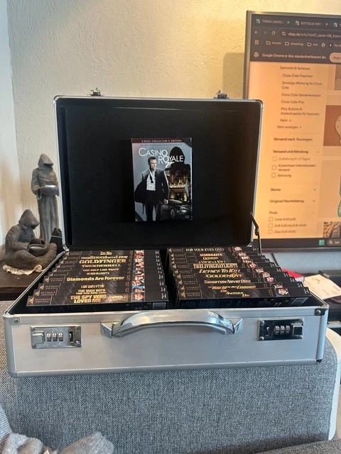 JAMES BOND ULTIMATE Collection DVD 2006 Release, Sean Connery, 20 DVDs ...