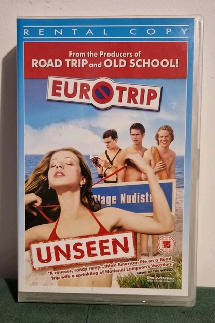 EUROTRIP UNSEEN VHS Video Tape Age 15 Big Box £6.99 - PicClick UK