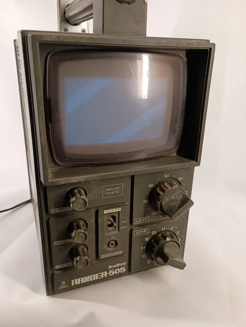 PANASONIC RANGER 505 Portable Outdoor Analog Field TV Vintage Powers On ...