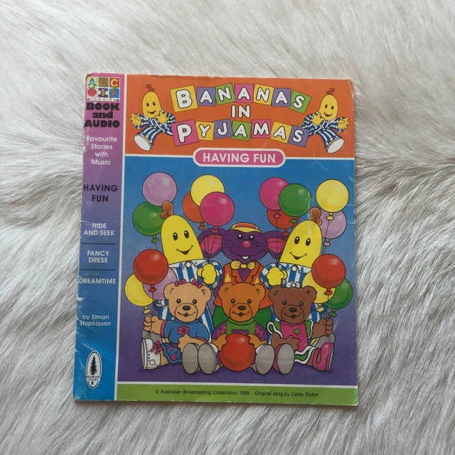 VINTAGE BANANAS IN PYJAMAS TV Show Book Having Fun 1998 90s Tv Show ...