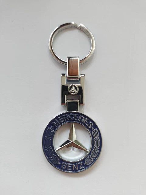 SCHLÜSSELANHÄNGER MERCEDES BENZ Zubehör blau silber glänzend S-Klasse W116 EUR 10,50 - PicClick DE