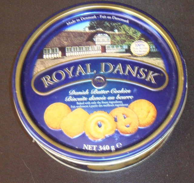 ROYAL DANSK BUTTER Cookies Tin Can $25.00 - PicClick CA