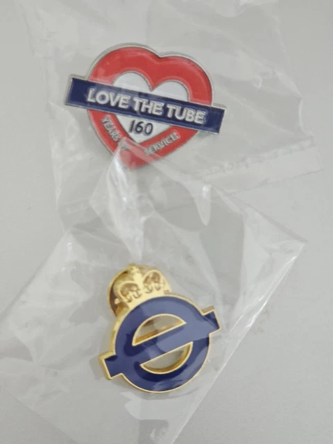 RARE TFL LONDON Underground Kings Coronation Pin Badge & Love the Tube ...