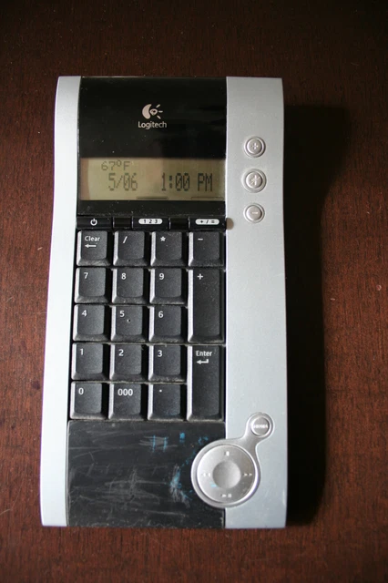 LOGITECH Y-RX43 BLACK Cordless Wireless Numeric Number Pad Keypad ...