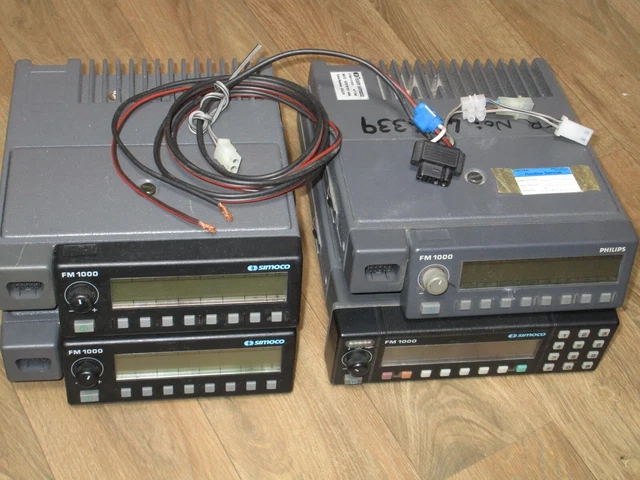 PHILIPS SIMOCO FM1000 FM1100 FM1200 Radio UHF VHF X 4 £46.04 - PicClick UK