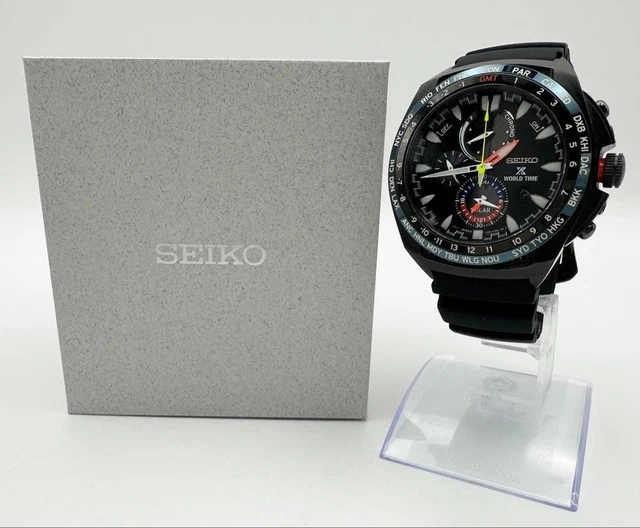 SEIKO PROSPEX SSC551P1 V195-0AB0 Solar Watch 47mm Case Tested Working ...