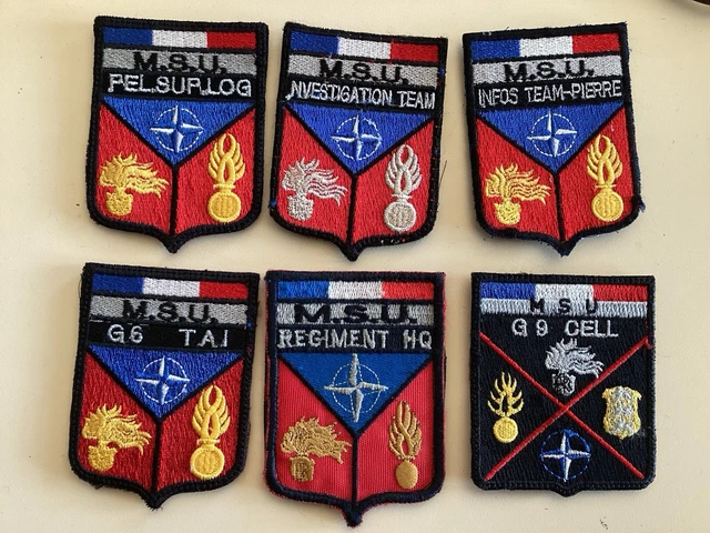 LOT ECUSSON INSIGNES GENDARMERIE Opex Kfor Patch Nato EUR 25,00 ...