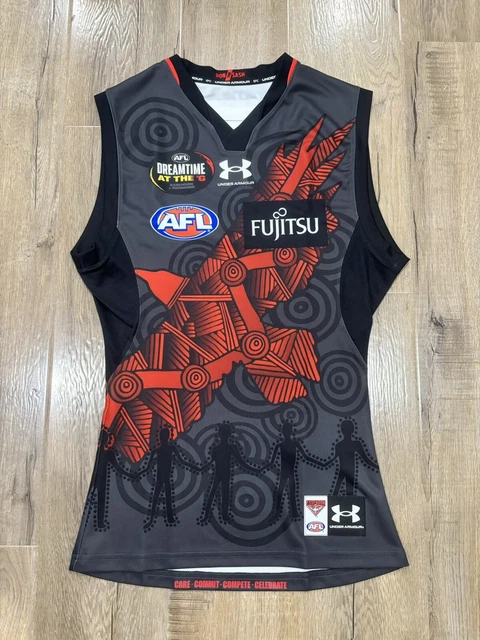 AFL ESSENDON BOMBERS 2023 Hind Indigenous Player Issue Jumper Jersey ...