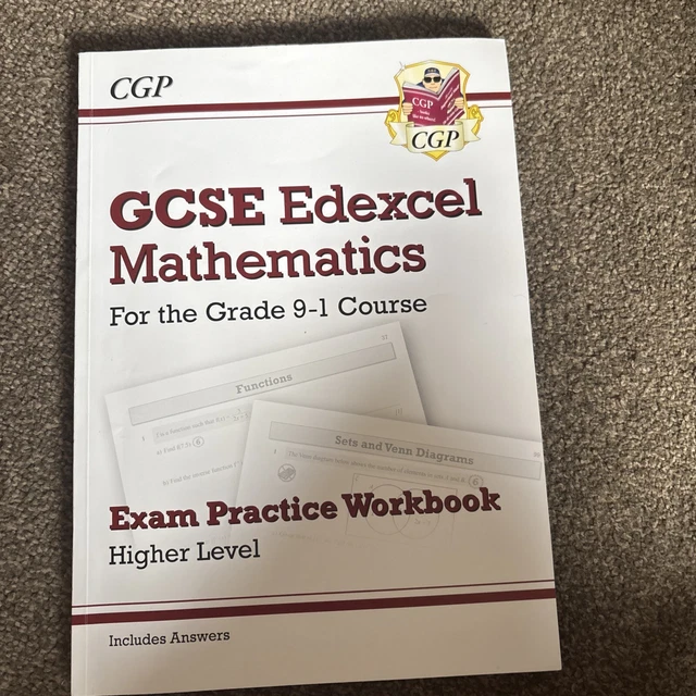GCSE MATHS EDEXCEL Exam Practice Workbook: Higher - for the Grade 9-1 Course £3.00 - PicClick UK