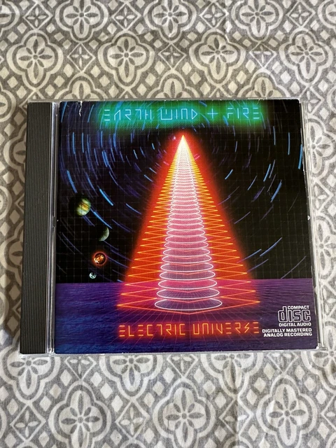 EARTH WIND + Fire Electric Universe Recording R&B Funk Pop Music CD ...
