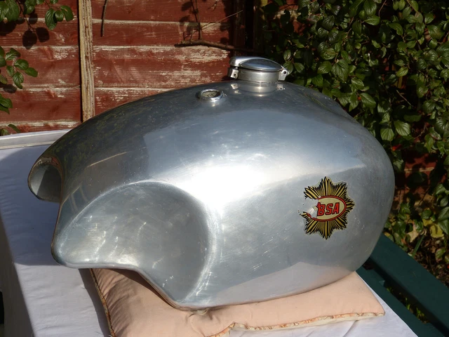 GENUINE ORIGINAL BSA Rocket Gold Star RGS Lyta alloy tank. A10 A7 A65 ...