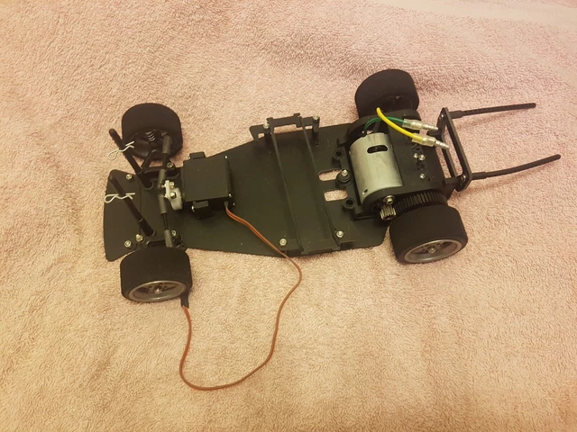 HOT ROD 2 Litre RC Kit Racing Rolling Chassis BLACK GRP Kamtec Classic ...