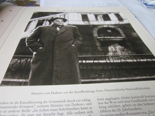 WIEN ARCHIV 3 3098 Heimito von Doderer 1896-1966 EUR 5,49 - PicClick DE