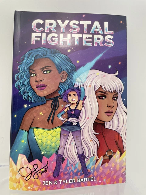 LIVRE DE POCHE Crystal Fighters Jen Bartel cheval noir signé dédicacé ...