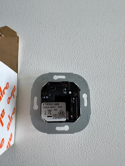 NEUER ALRE RAUMTEMPERATURREGLER FTR 101.000#00 – Unterputz, 230 V ...