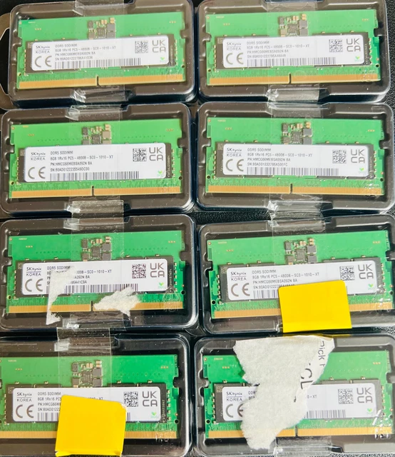 SK HYNIX DDR5 SODIMM 8GB 1Rx16 PC5 - 4800B - SC0 - 1010 - XT - Laptop RAM £19.97 - PicClick UK