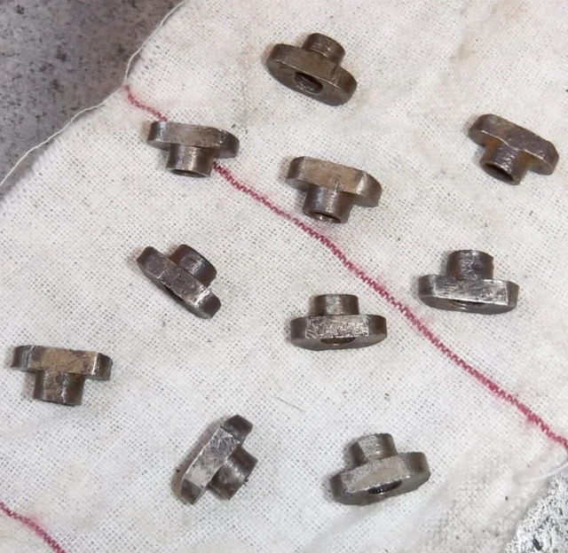 10X ORIGINAL LEE Enfield No1 SMLE Rear Nose Cap Nuts Enfield Fore-end ...