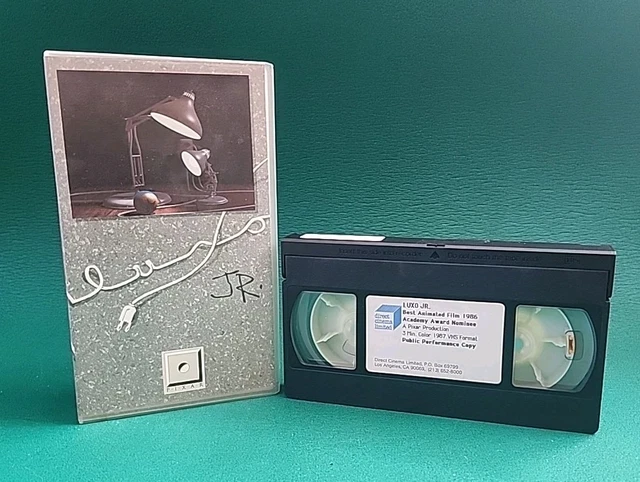 EARLY RARE PIXAR VHS Short Films: Luxo Jr. Direct Cinema, Not for ...