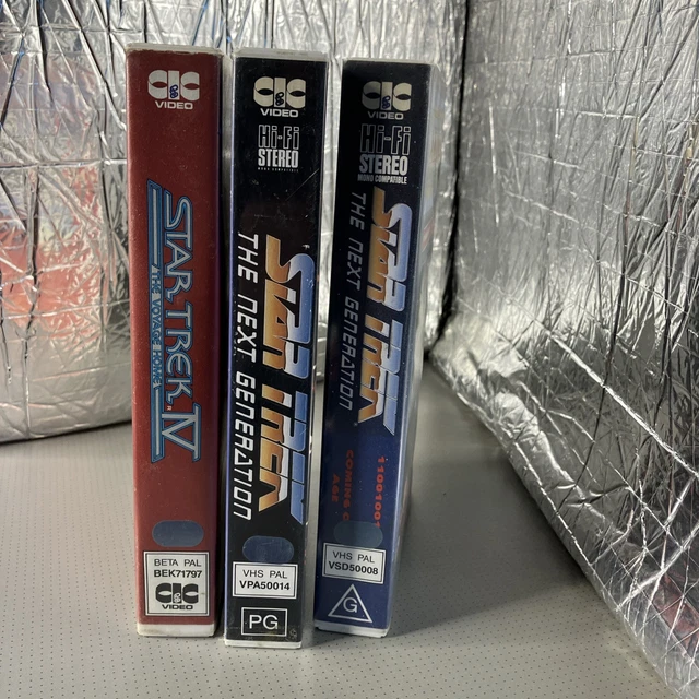 STAR TREK VHS X 3 Cic Video Big Box $120.00 - PicClick AU