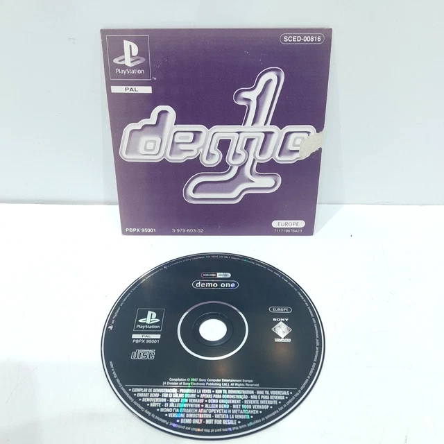 RARE! PLAYSTATION 1/PS1 - Demo 1 - Disc & Sleeve (PBPX-95001), Tested ...