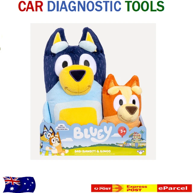 BLUEY FAMILY PLUSH: Bandit and Bingo Bundle Pack Super soft and ...