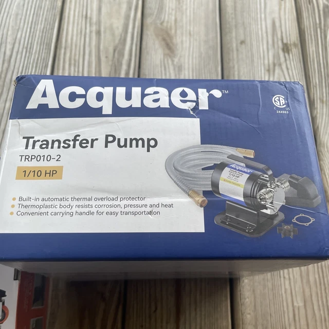 ACQUAER WATER TRANSFER Pump 115V 1/10 HP Portable Electric Utility ...