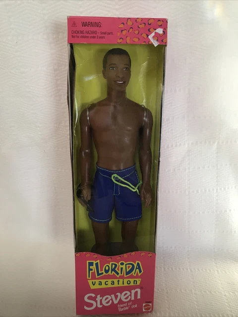 VINTAGE FLORIDA VACATION Steven Doll African American Friend Of Barbie ...