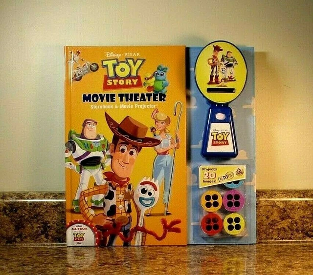 DISNEY PIXAR TOY Story Movie Theater Storybook & Movie Projector ...