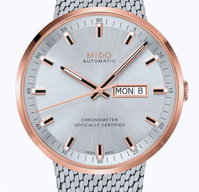 MIDO COMMANDER ICON COSC Chronometer Powermatic 80 Si 42 Mm M031.631.21 ...