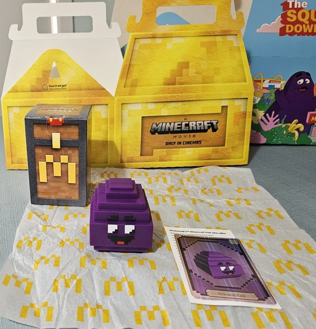 GRIMACE EGG - 2025 McDonalds Minecraft Unused Code Card - CODE ONLY $12 ...