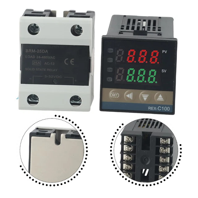 ADVANCED TEMPERATURE CONTROL with REXC100 Controller and K Thermocouple ...