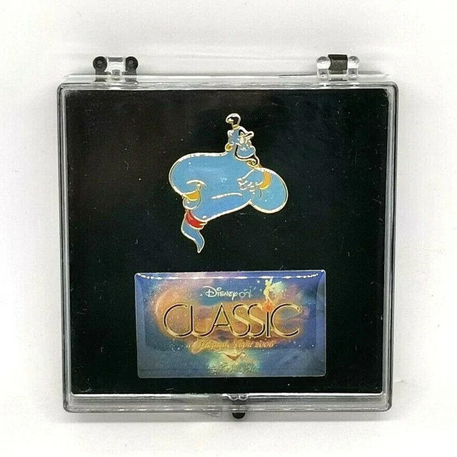 DISNEY ON CLASSIC a Magical Night Genie Aladdin Logo Pin Badge ...