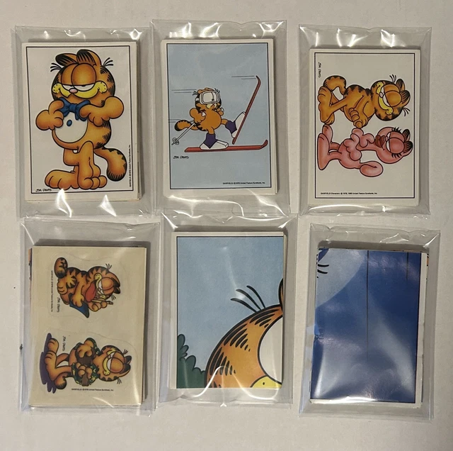 X176 PANINI GARFIELD Stickers 1989 - Mixed Condition - No Duplicates £ ...